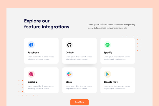 Integrations Component - Webflow